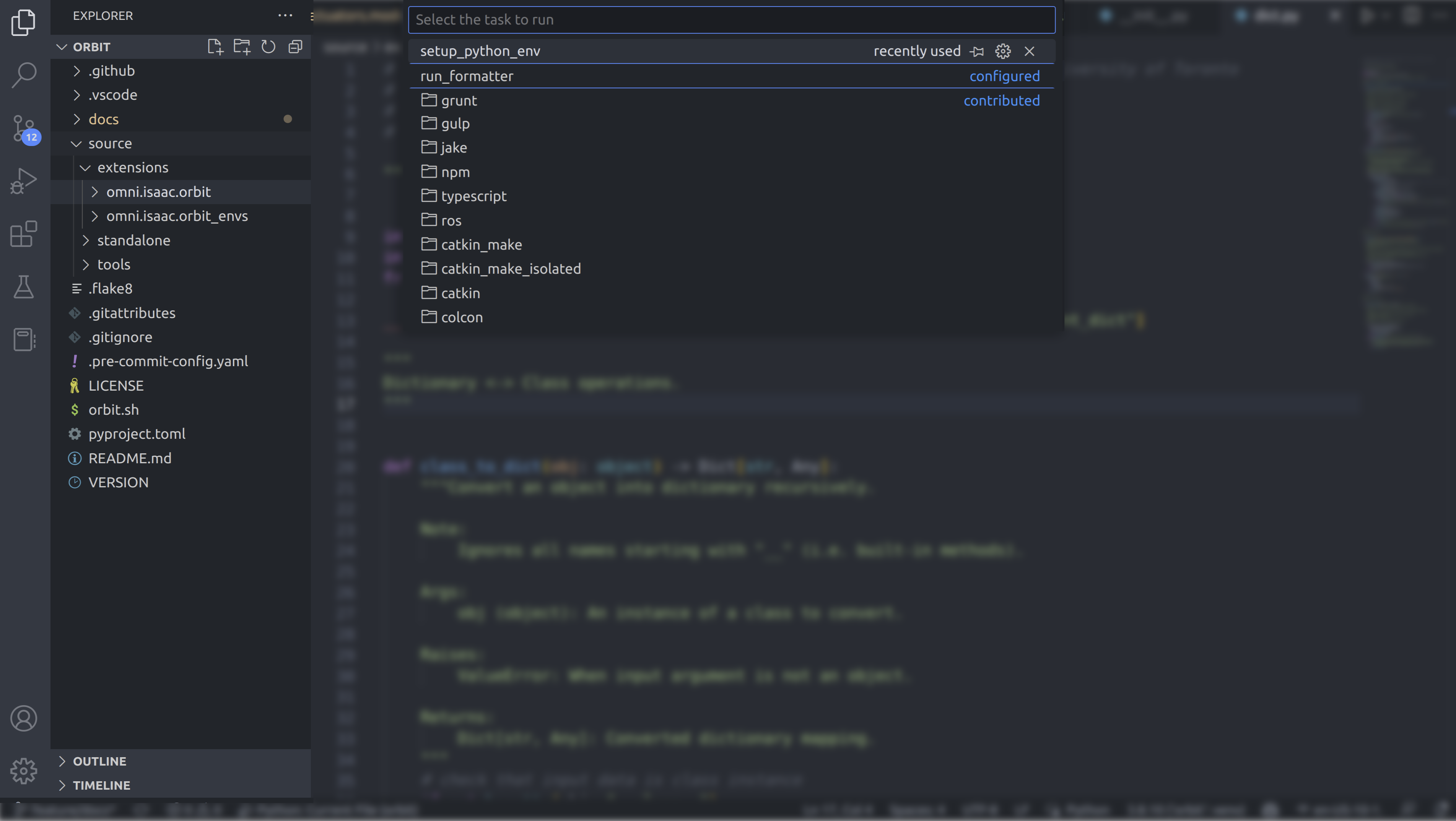 Setting up Visual Studio Code — Isaac Lab Documentation